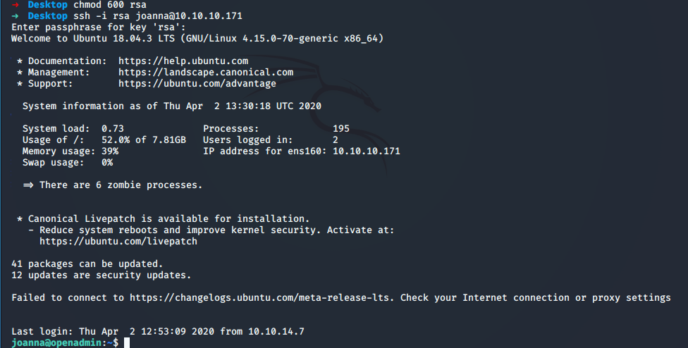 HTB::OpenAdmin - chalan630 - 博客园